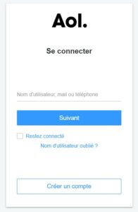 AOL : connexion à la messagerie AOL Mail