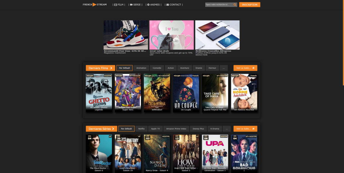 French Stream : lien URL pour accéder au site de streaming