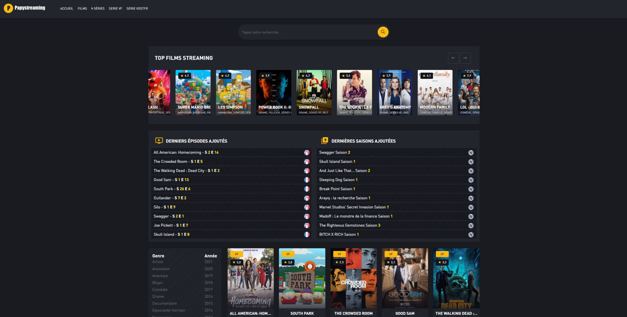 Papystreaming : streaming films & sériesPapystreamingPapystreaming ...